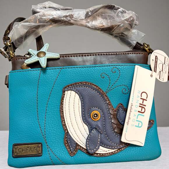 Chala | Bags | Chala Sea Turtle Laser Cut Mini Crossbody Bag Teal ...